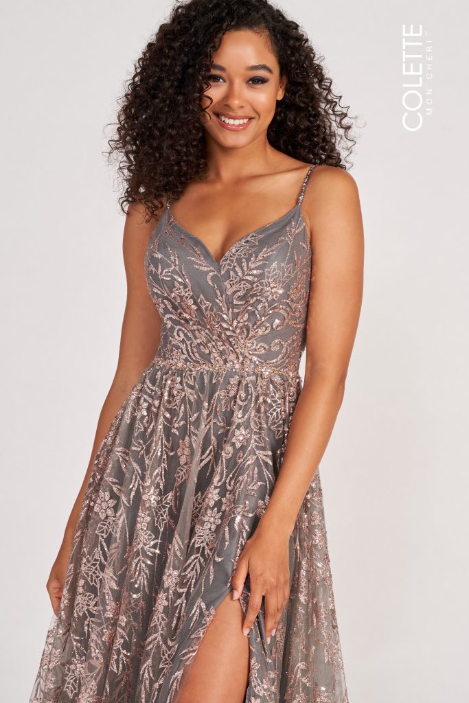 Colette – CL2022 – Gold/Pewter – Elizabeth Marie Prom